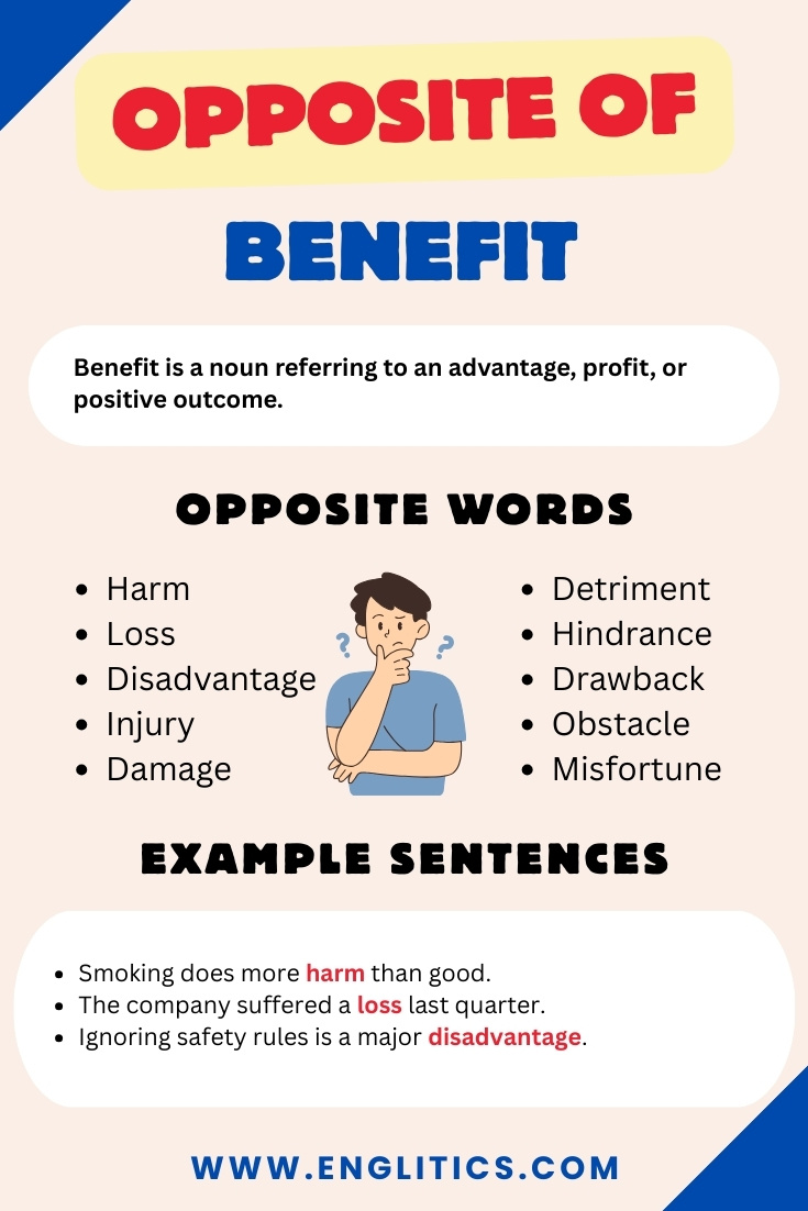25 Opposite of Benefit: Antonyms with Clear, Real Examples