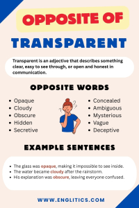 Opposite of Transparent: 28 Antonyms Like “Opaque” Explained